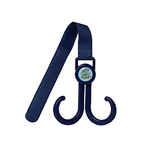 Clearance Stroller Hook Organizer - 2 Pack with 2 Double Multi Purpose Buggy Hooks (Blue) - Universal Fit for All Strollers - Pram, Pushchair, Stroller Accessory-Hanger for Baby Diaper Bags, Groceries