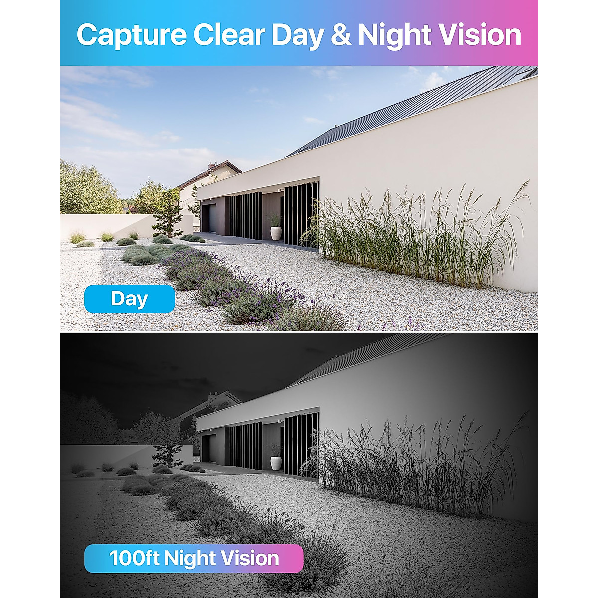 ZOSI 4PACK 1920TVL 1080P HD TVI Security Cameras 120ft Night Vision CCTV Cameras Home Security Day/Night Waterproof Camera for 720P,1080P,5MP,4K HD-TVI Analog DVR Systems