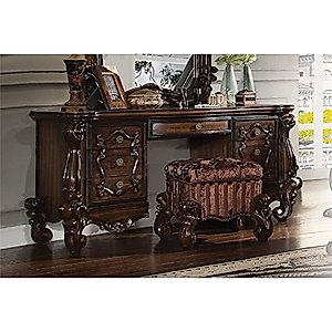 BOWERY HILL Vanity Desk in Cherry Oak