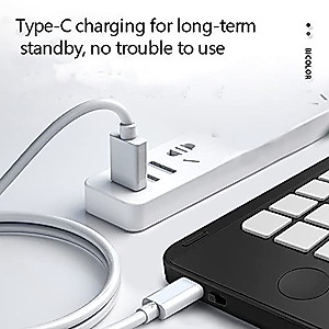 6.5 Inch 2 in 1 Rechargeable Calculator Writing Tablet Smart Drawing Tablet Graphic Handwriting Pad Board (Color : White, Size : Medium)