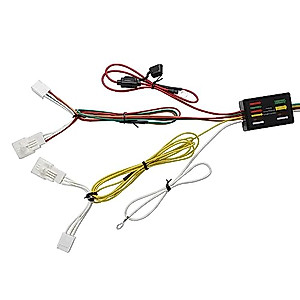 Oyviny Vehicle Side Custom 4 Way Trailer Wiring Harness for 2004-2015 Toyota Prius, Prius 56147 Tow Hitch 4-Way Flat Connector