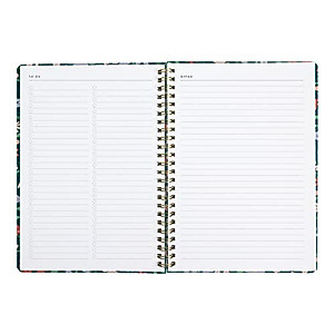 Letts Spring Valley Weekly/Monthly Planner, 12 Months, January to December, 2024, Wiro Binding, A5 Size, 8.25" x 5.875", Multilingual, Green (C082376-24)