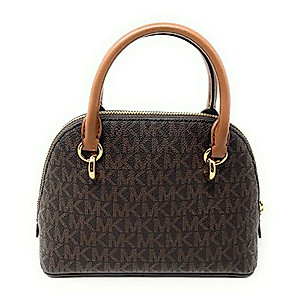 Michael Kors Jet Set Travel XS Dome Satchel Signature Brown PVC…