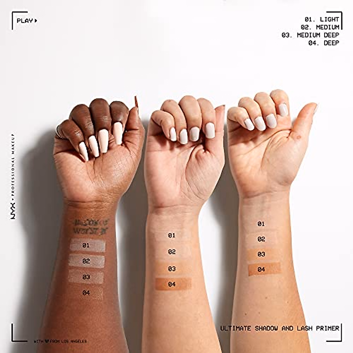 NYX PROFESSIONAL MAKEUP Ultimate Shadow & Liner Primer, Eyeshadow & Eyeliner Primer - Medium