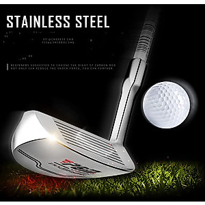 Golf Club Putter Steel Golf Chippers, Women Men Right Hand Outdoor Sports, 35'' Golf Cut Putters (Silver)