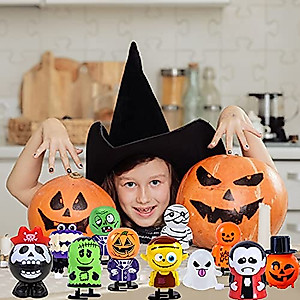 Uniqhia Halloween Wind-up Toys, 15PCS Clockwork Toys Supply for Party Favors Boys Girls Kids