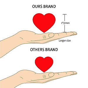 KMUYSL 512 PCS Valentine's Day Heart Stickers Labels Sheets | Valentines Day Decorations | Party Favors Gifts Decorations Supplies | Party Decorative Stickers