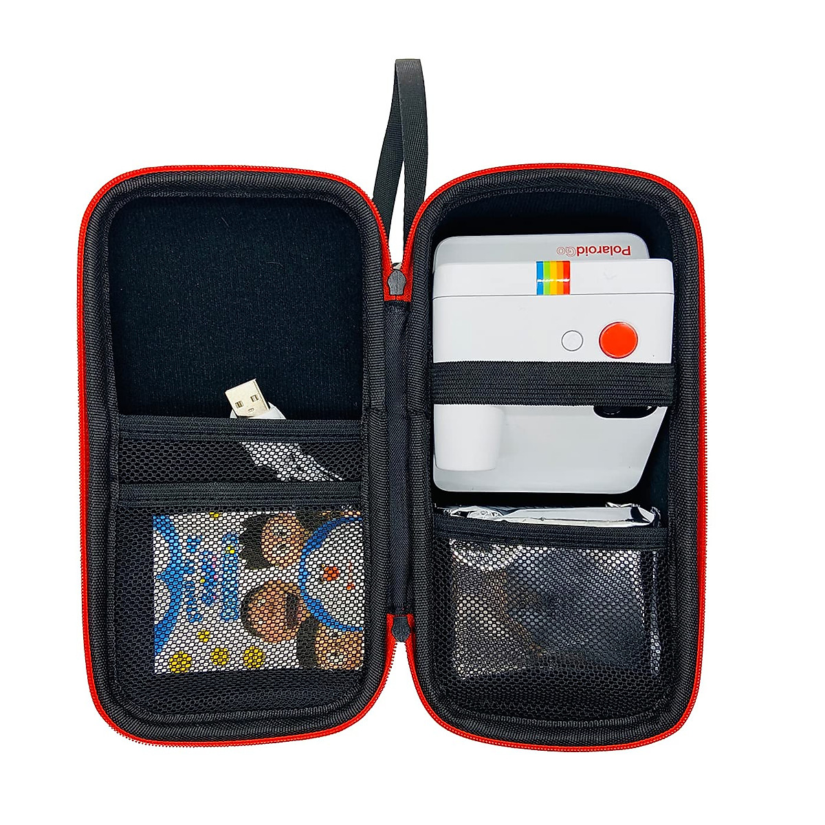 RAWECUD Hard Carrying Case for Polaroid Go Instant Mini Camera (9035), Travel Storage Box for Polaroid Go Camera and Film Accessories (Case Only) (Black)