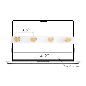 Yisiziyo Wall Mounted Kids Coat Rack with Hooks Coat Hook, Wall Mounted Backpack Hanger, Towel Rack with 4 Cute Hooks, No Drilling Needed(heart-1pc)