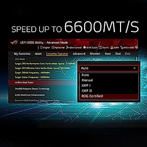 XPG Lancer RGB ROG Certified DDR5 6600MHz 32GB (2x16GB) CL32-44-44 UDIMM 288-Pins Desktop SDRAM DDR5 Dual Channel RAM Kit with ROG Inspired Heatsink (AX5U6600C3216G-DCLARROG)