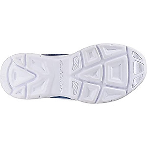 Skechers Litebeams-Gleam N'Dream Sneaker, Navy/Multi, 2 US Unisex Little Kid