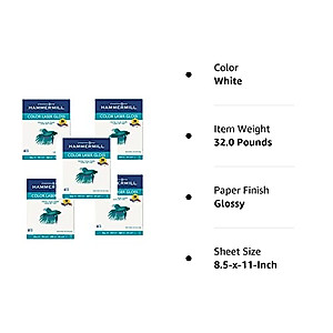 Limited Papers (TM) Laser, Gloss Finish, Bright White Color, 32 Pound, (114 Gsm) 8.5 x 11 Inch, (16311-0) (5 Reams)