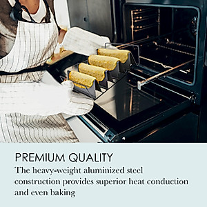 Chicago Metallic Professional 6-Shell Baked Taco Rack, 15-Inch-by-7-Inch, Grey