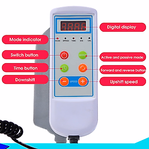 DQGM Motorized Pedal Exercise Bike, Mini Electric Pedal Rehabilitation Machine for Elderly Leg and arm Rehabilitation, Suitable for Office or Home use.