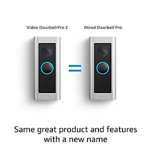 Certified Refurbished Ring Wired Doorbell Pro (Video Doorbell Pro 2) – Best-in-class with cutting-edge features (existing doorbell wiring required)