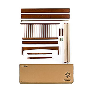 ZINUS Linda Mid Century Wood Platform Bed Frame / Solid Wood Foundation / Wood Slat Support / No Box Spring Needed / Easy Assembly, Twin