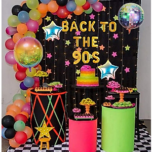 JeVenis Back to the 90s Birthday Party Balloon Banner, 90s Themed Decorations, 1 Count