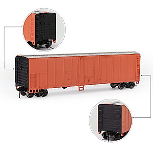 Evemodel C8750 3PCs HO Scale 1:87 50' Steel Reefer 50ft Boxcar Model Railway Wagon (3 Colors)