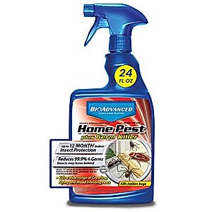 BioAdvanced Home Pest Germ Killer Indoor & Outdoor Insect Killer, Ready-to-Use, 24 oz