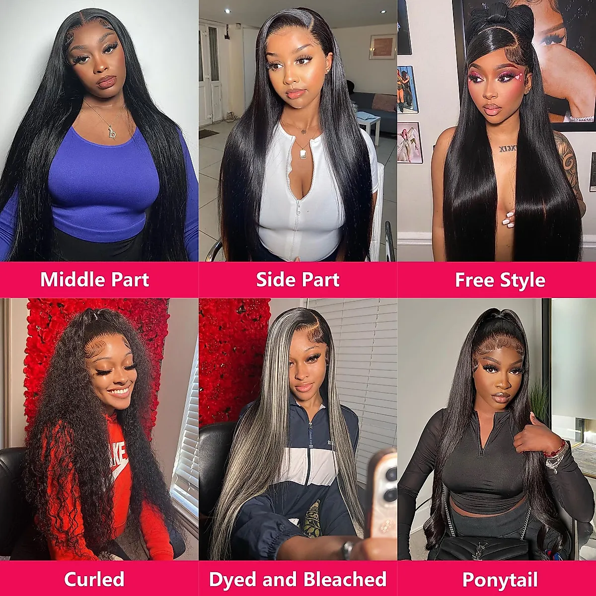 100% Human Hair 28 Inch Straight Lace Front Wigs Human Hair Pre Plucked 180 Density 13x4 HD Lace Front Wigs Human Hair for Black Women Glueless Brazilian Straight Lace Frontal Wigs with Baby Hair