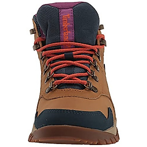 Timberland Women's Lincoln Peak Mid Waterproof Hiking Boot, Wheat Leather, 8