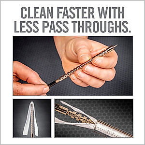 Real Avid Bore-Max Speed Patches Refill Pack, Gun Cleaning Supplies, Pistol/Rifle Cleaning Patches, 250-Count (Rifle .22cal - .30cal (8")),white