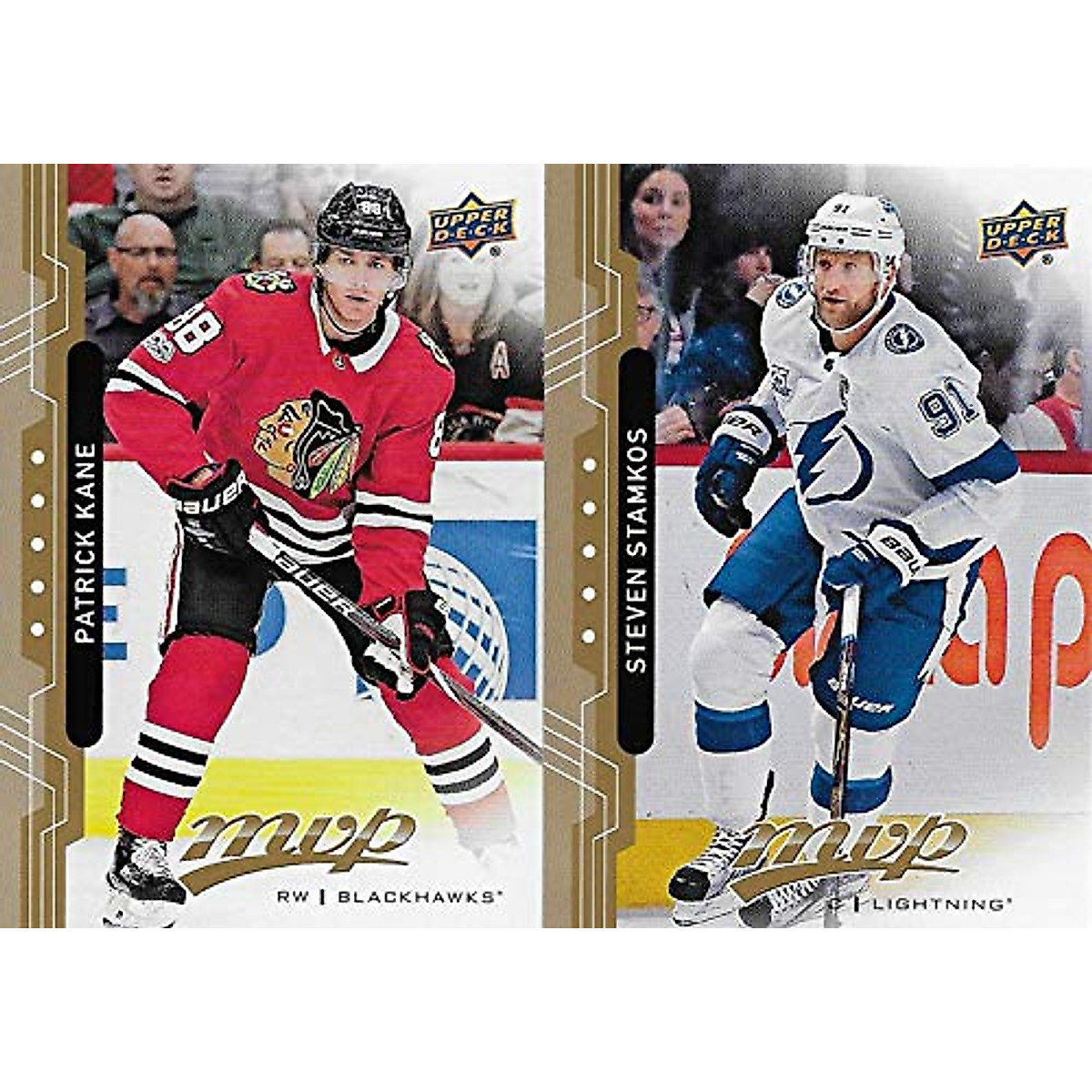 2018 2019 Upper Deck MVP Hockey Series Factory Sealed 250 Card Set Including 50 High Series Shortprints and a Bonus Pack containing Eastern Stars, Western Stars and Rookie Star Formations
