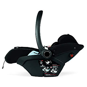 Peg Perego Primo Viaggio 4-35 Lounge - Reclining Rear Facing Infant Car Seat - Includes Base with Load Leg & Anti-Rebound Bar - for Babies 4 to 35 lbs - Made in Italy - Onyx (Black)