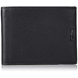 TUMI Nassau Global Removable Passcase Wallet with RFID Lock for Men - With 2 Cash Sleeves and 8 Card Pockets - Black Texture
