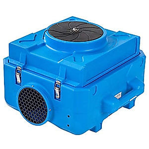 MOUNTO HEPA500 Commercial 500cfm Air Purifier Hepa Air Scrubber Negative Air Machine Roto-Molded (Blue)