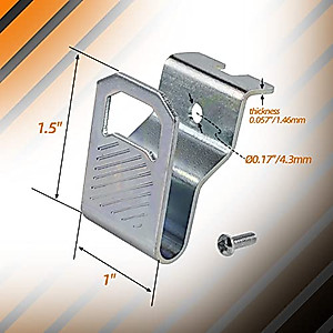 Replacement for Craftsman Cordless Drill Belt Clip - Power Tools Replacement Parts N597001 (4 Pack)
