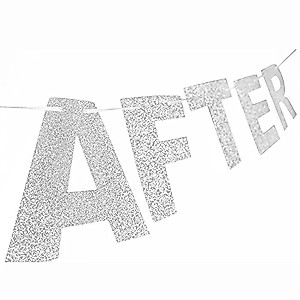 Happily Ever After Silver Glitter Theme Bunting Banner For Wedding Decor Bunting Photo Props Signs Garland Bridal Shower Party Creative Decorations.