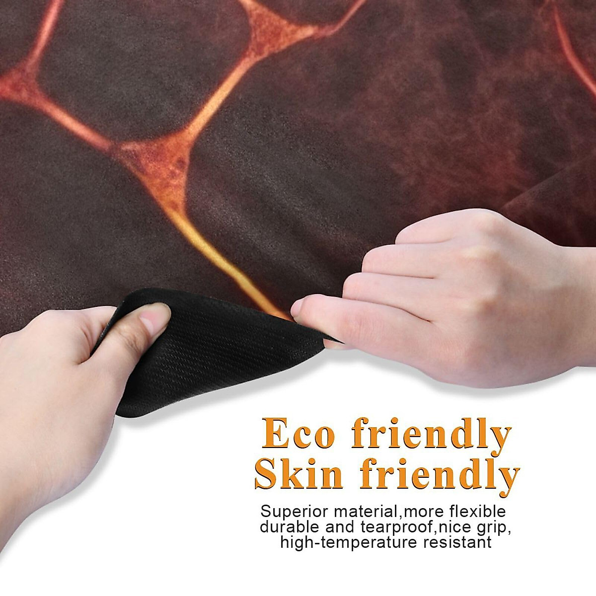 GOODOLD Magma Textured Red Yoga Mat, 71 x 26 Inch Non-slip Yoga Mats Folding Travel Exercise Mat Indoor Outdoor Gym Pilates with Storage Bag for Women Men