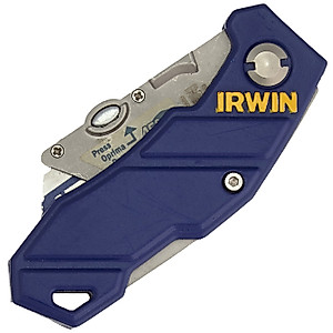 IRWIN Utility Knife, Folding (2089100), Blue