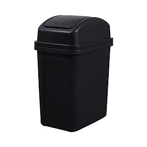 Trash Can with Lid ,5.5 Gallons, Plastic Bathroom Garbage Can with a Lid, Waste Basket,trash Bin,garbage Bin ,slim Trash Can for Living Room, Bathroom, Bedroom, Kitchen, Outdoor, Dorm, Office