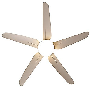 FINXIN Indoor Ceiling Fan Light Fixtures White Remote LED 52 Ceiling Fans For Bedroom,Living Room,Dining Room Including Motor,5-Blades,Remote Switch (5-Blades)