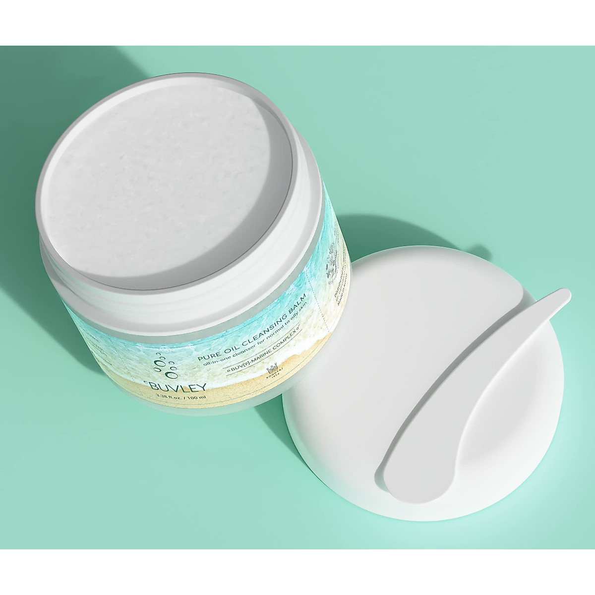 BUVLEY Pure Oil Cleansing Balm I Low pH, Vegan, Cruelty Free | Daily Makeup Remover Calming and Hydrating Facial Cleanser