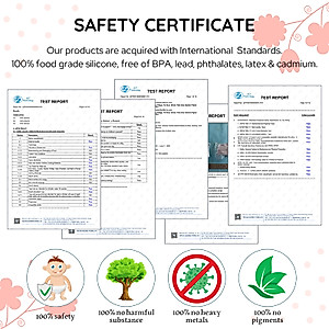 Toy Safety Straps, 4 Pack Silicone Sippy Cup Straps, Sippy Cup Leash for Baby, Keep Bottles and Sippy Cups Close at Hand and Off The Ground or Floor (4PACK, Blush/Muted/Clay/Gray)