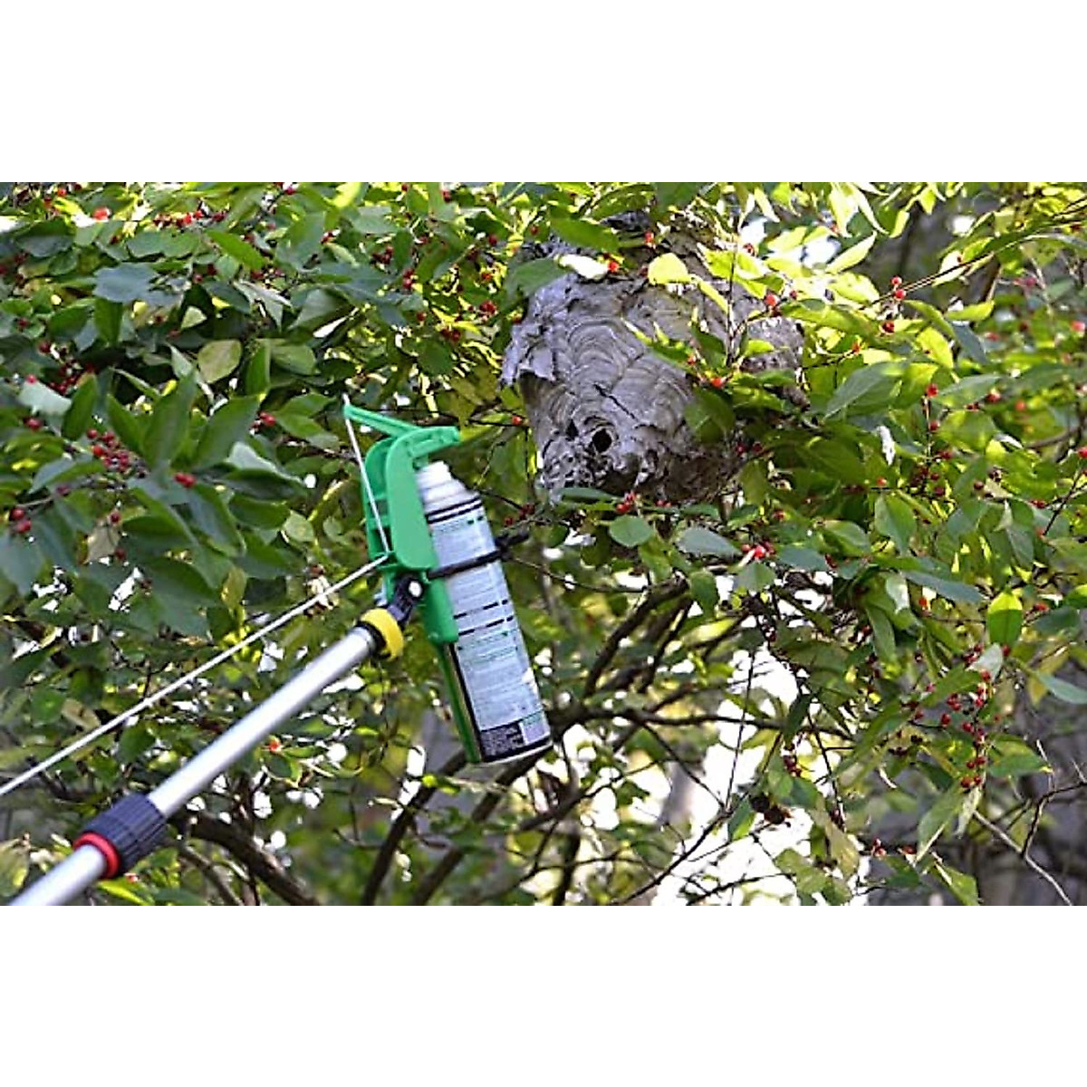 Gotcha Sprayer Homeowner Adapter GSH0104 Spray Aerosol Cans from The End of an Extension Pole(Sold Separately) Wasp & Hornet Spray,Spider Removal,Tree Prunning,Window Cleaner,Lubricant,Spray Paint