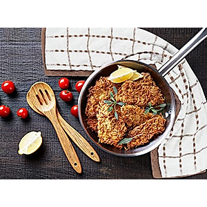 Utopia Towels Kitchen 12 Pack, 15 x 25 Inches, 100% Ring Spun Cotton Super Soft and Absorbent Linen Dish Towels, Tea Bar Set (Brown)