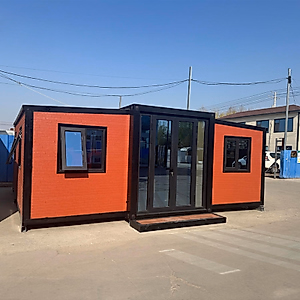 Tiny House, Modern Steel Structure Modular Container Home, Modern Extended Mobile Fold with Kitchen and Bathroom, 20ft, 30ft, 40ft