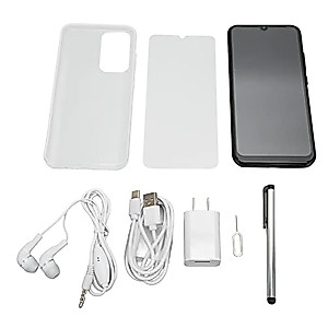 GOWENIC Note 30 Plus Unlocked Cellphone, 8GB RAM 64GB ROM,US Version for Android Smartphone, 6.6 Inch HD Screen Large 6800mAh Battery Cell Phone, Dual SIM Dual Standby(Black)