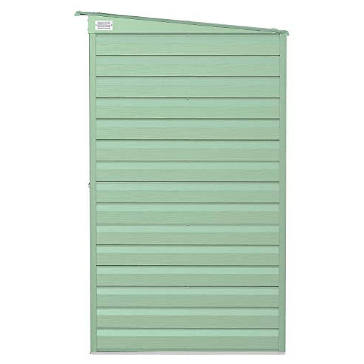 Arrow Select 6' x 4' Outdoor Lockable Steel Storage Shed Building, Sage Green