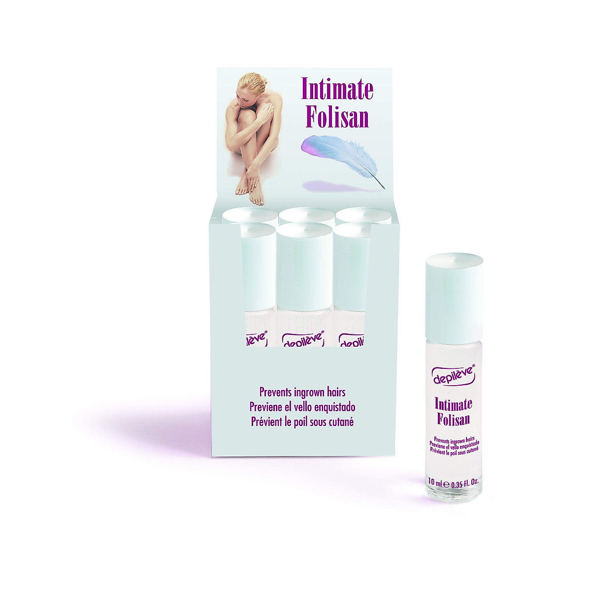 Depileve Intimate Folisan Waxing Lotion, 2.1 Ounce