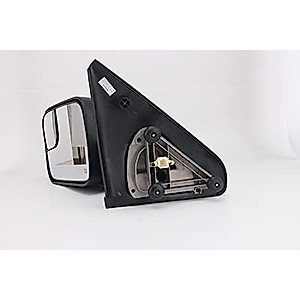 PZ TOWING MIRROR Replacement Fit For 2002-2009 RAM PAIR POWERED HEATED Without SIGNAL BLACK