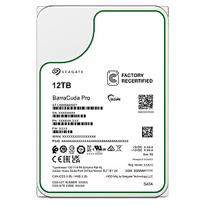 Seagate BarraCuda Pro 8TB 7200RPM Internal Hard Drive SATA 6GB/s 256MB Cache 3.5-Inch (ST8000DM0004) (Renewed)