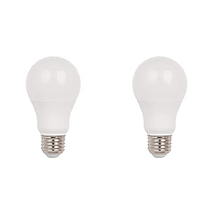 Westinghouse Lighting 4514000 9.5 (60 Watt Equivalent) Omni A19 Daylight LED Light Bulb, Medium Base (Pack of 2)