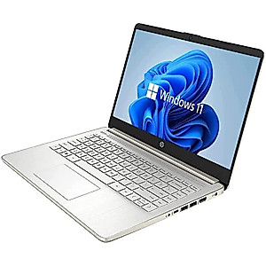 HP 2022 14" Touchscreen Laptop, Windows 11, AMD 3020e Processor, 4GB RAM, 64GB SSD, HDMI, Sparkling Silver (Renewed)