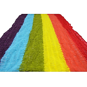 OhhGo Newborn Photography Props, Baby Rainbow Striped Wrap Photo Props Newborn Wraps Photography Stretch for Baby Boys and Girls Shower Gift(40x150CM/15.7x59IN)