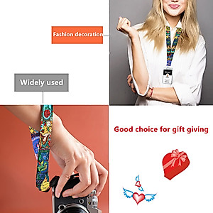 RHXWFDG Cartoon Cute Anime Lanyard Keychain, ID Badges Lanyard, Key Lanyard for ID Card Holder, Cell Phone Case (1)